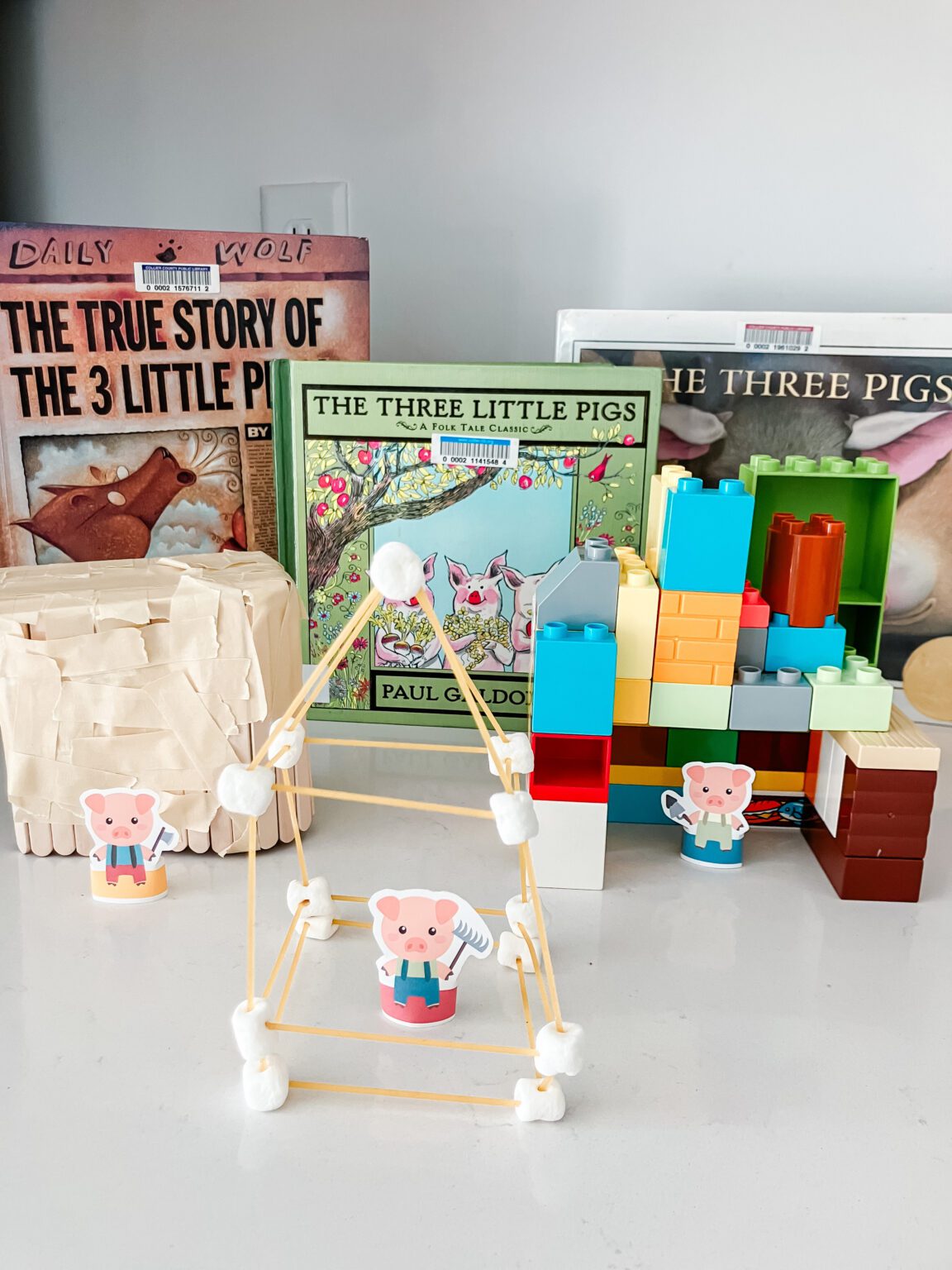 Three Little Pigs STEM Challenge - Fun STEM Activity for Kids - Little ...